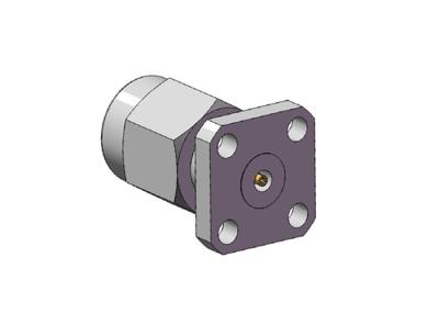 中国 2.92MMのコネクターのプラグ2の穴はコネクター（MMW）ミリメートル波のフランジを付けたようになる 販売のため