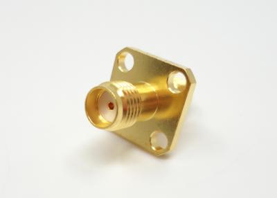 Cina Femmina diritta di rf SMA all'adattatore femminile del supporto della flangia 18GHz in vendita