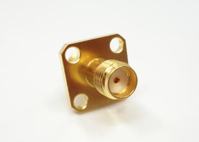 Cina Femmina diritta di rf SMA all'adattatore femminile del supporto della flangia 18GHz in vendita
