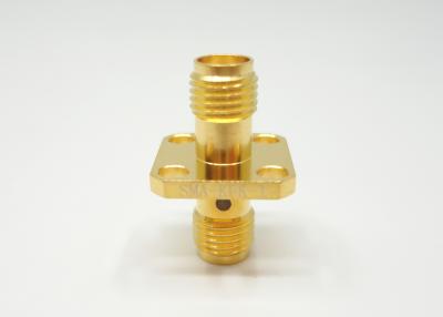 Cina Femmina diritta di rf SMA all'adattatore femminile del supporto della flangia 18GHz in vendita