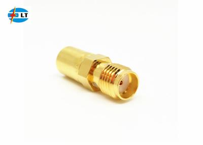 Cina Adattatore RF dritto placcato in oro di precisione Adattatore coassiale SMA femmina a SMB femmina in vendita