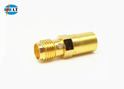 Cina Adattatore RF dritto placcato in oro di precisione Adattatore coassiale SMA femmina a SMB femmina in vendita