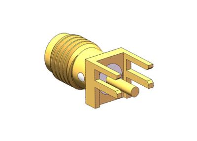 China Gelijkstroom aan 18GHz-PCB zet de Schakelaar Vrouwelijk Jack Solder van SMA rf op Te koop