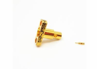 Cina SMP Male Limited Detent Flange Mount Connector per il cavo CXN506 in vendita