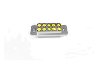 China High Frequency Rectangular Integrated RF Connector for sale