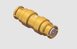 China 50Ohm Brass RF Adapter Connector Straight SMP Female to Female Length 11.8mm for sale
