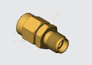 China K2.92 RF Microwave Coaxial Connectors Operate up to 40GHz Adapter for sale
