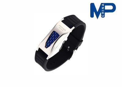 Cina Il braccialetto su ordinazione magnetico dei braccialetti del silicone per signora si agghinda l'accessorio in vendita