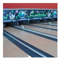 China Superior Bowling Pin Deck Solid PVC Edge Brunswick Bowling Lane for sale