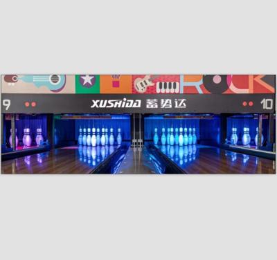 China Indoor amusement 31x1.75 stalen bowlingbanen met een productie string pinsetter systeem Te koop