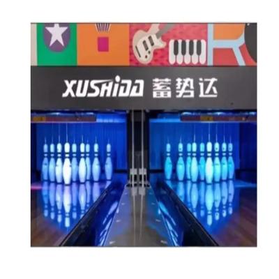 China Fitness-oefening Lichaamsproductie String Mini Bowling Alley-apparatuur met Pinsetter Te koop