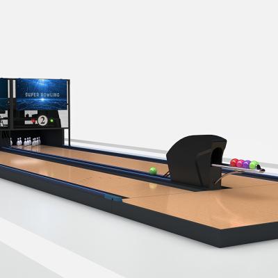 China Entertainer Center Bowling Lanes with Bowling Ball Return Motor and Durable Pins for sale