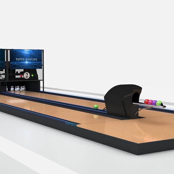 Quality Entertainer Center Bowling Lanes with Bowling Ball Return Motor and Durable Pins for sale