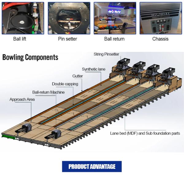 Quality House Adult Bowling Alley Machine Fun Function and Best Prices for Entertainment for sale