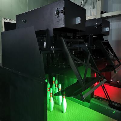 China Customized Steel Duckpin Tenpin String Pin Setter Maschine für synthetische Spur Ball Rückkehr zu verkaufen