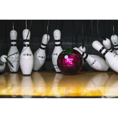 Cina Pignone da bowling cilindrico bianco di taglia standard a caldo con struttura resistente e robusta in vendita