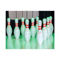 China Finest Bowling Pin with Flat Bottom for Stable Triangular Setup and Straight Bottle Body for sale