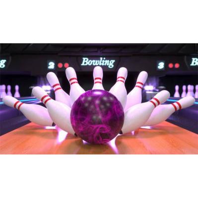 China Customizable Bowling Pin with Durable Flat Bottom and Slightly Narrower Neck for sale