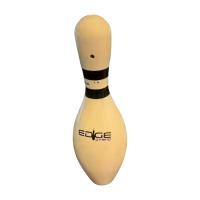 China Entertainment Function Maple Bowling Pins Smooth Surface Triangular Setup Flat Bottom for sale