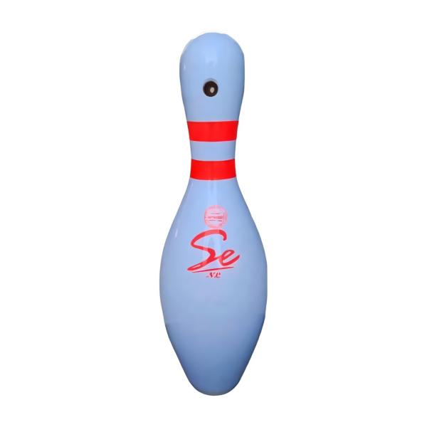 Smooth Surface Ten Pin Bowling with Dense and Hard Material Ergonomic Shape White