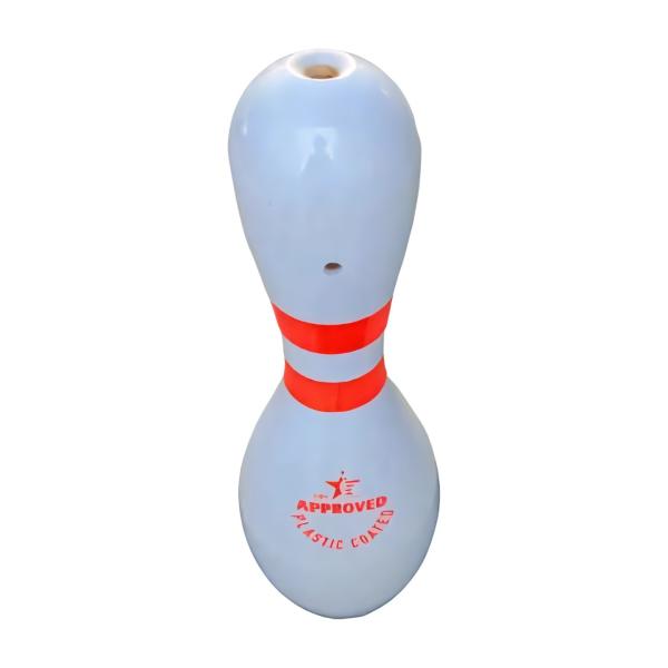 Smooth Surface Ten Pin Bowling with Dense and Hard Material Ergonomic Shape White