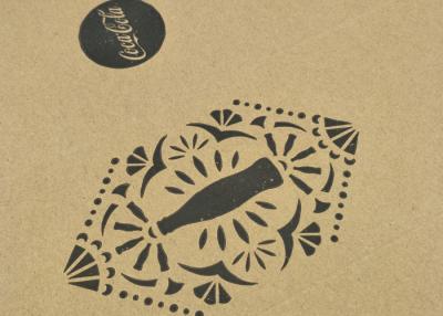 Cina Forte grande logo piano su ordine delle scatole di cartone stampato e trattare in vendita