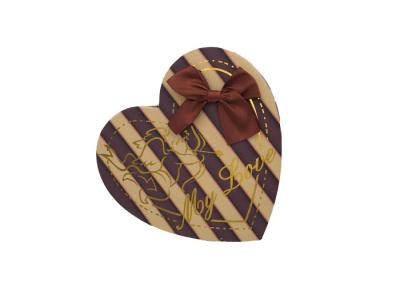 Cina Le scatole di presentazione del cioccolato del cartone/cuore hanno modellato l'abitudine della scatola del biglietto di S. Valentino in vendita