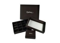 China Custom Recyclable Paper Chocolate Presentation Box with Divider Insert - 800g-1500g Paper Options, 1000pcs MOQ for sale