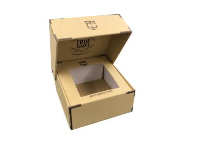 China Natural Brown Decorative Cardboard Gift Boxes CE Certification Eco - Friendly for sale