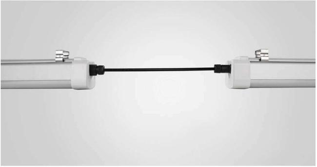 600mm 25 Watt IP65 LED Triproof Light With Suspending / Surface Mounted 3