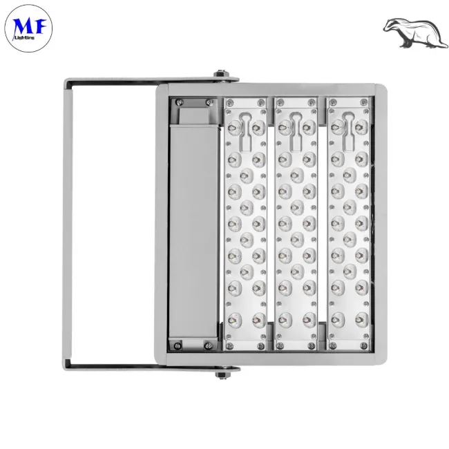 60/120/180/240/300W RGB Function with Remote Controller I LED Flood Light Outdoor LED Flood Light for Tunnel Sea Port Stadium and Outdoor Lighting