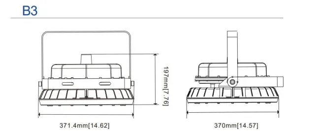Factory Price Atex Certified High Bay Area Hanging Wall Mounted Atex Oil and Gasoline Harsh Environment 20W Zone 1 Zone 2 LNG Explosion Proof Lamp