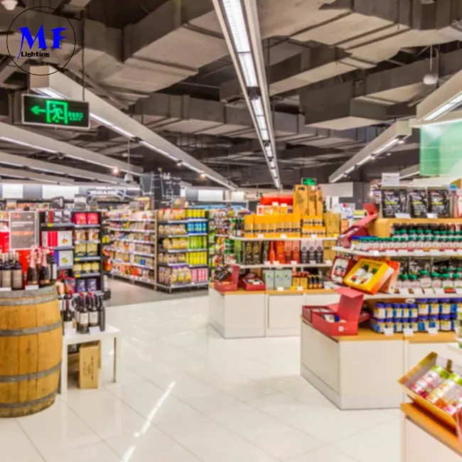 CE/RoHS/ETL 200lm/W Energy Saving 50% with Intelligent Control Linear Highbay Light for Workshop Warehouse Supermarket Shopping Malls