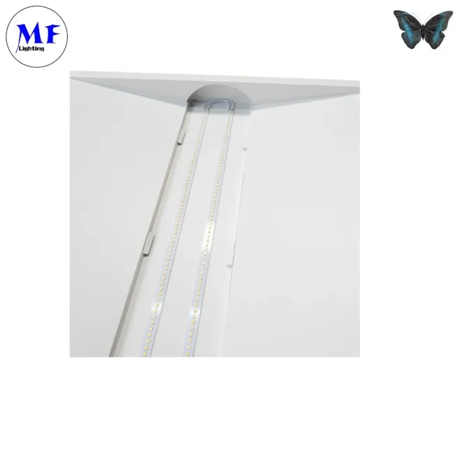 50W 2*4FT Flame-Retardant Anti Glare Dimmable Ceiling Light Commercial Lighting LED Panel Light Ceiling Troffer Light Fixtures for Offices / Classrooms / Hotel
