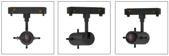10W Ra&gt;97 M20 No Glare Full Color Gobo Zoomable LED Track Light Framing LED Projector Modern Museum Exhibition Zoomable Shapeable Magnetic Contour Spotlight