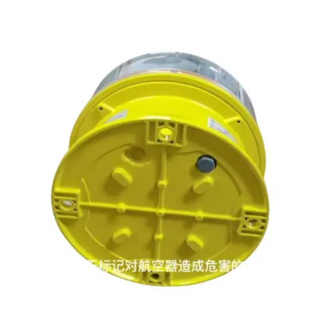 Medium-Intensity Type B L864 LED Aircraft Warning Solar Power Waterproof LED Warning Light Tower Light Awl Aircraft Warning Light Aviation Obstruction Light