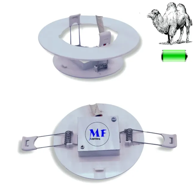 Factory Price ABS PC IP43 3W Back up Lithium Battery LED Emergency Spot Light for School Hospital Subway Train Stations Shopping Center Supermarket Hotel