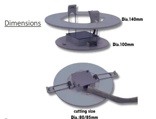 16+ Years Factory 3h IP65 Battery Backup Rechargeable Public School Hospital Shopping Workshop Mall Down Light Panic Emergency Escape Exit Sign Light