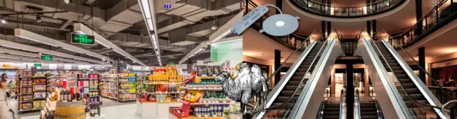 16+ Years Factory 3h IP65 Battery Backup Rechargeable Public School Hospital Shopping Workshop Mall Down Light Panic Emergency Escape Exit Sign Light