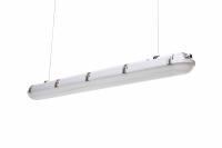 China Suspended Or Ceiling Mounted IP66 LED Tri Proof Light 2ft / 4ft / 5ft 2Hrs Emergency for sale