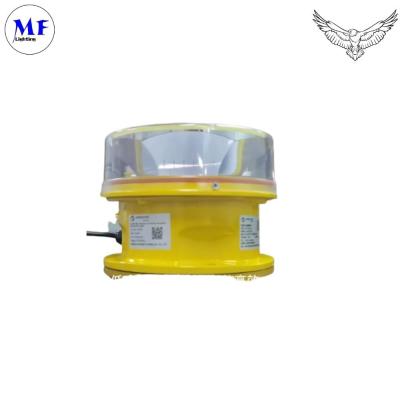 China Red Aeronautical LED Aviation Obstruction Light for Long-lasting Marking Obstacles  with Yellow color and Aluminum for sale