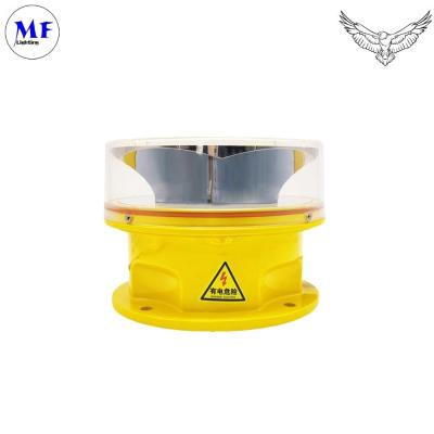 China Red Aeronautical LED Aviation Obstruction Light for Long-lasting Marking Obstacles  with Yellow color and Aluminum for sale