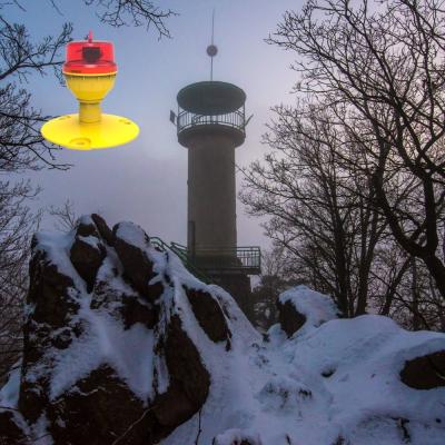 Cina Luce di ostruzione per l'aviazione a LED rosso per la marcatura di ostacoli duraturi con colore giallo e alluminio in vendita