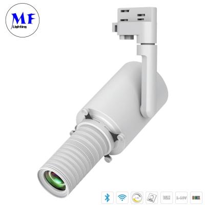 Cina Gobo Porjector formabile LED Spot Track Light 5 anni di garanzia con controllo intelligente 10W 28W Full Cut-Off luminaria in vendita