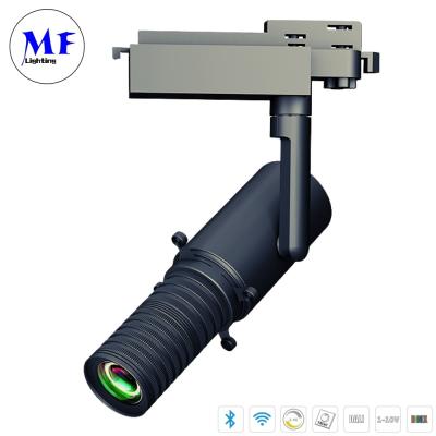 China Vormbare schijnwerper Dimmable Shaped Zoomable LED Track Light Spot Shaping Lights voor winkels Exhibition Halls Musea for sale