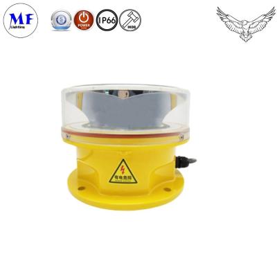 China Red Aeronautical LED Aviation Obstruction Light Factory Price for Marking Obstacles  with Yellow color and Aluminum for sale