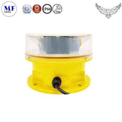 China Red Aeronautical LED Aviation Obstruction Light Factory Price for Marking Obstacles  with Yellow color and Aluminum for sale