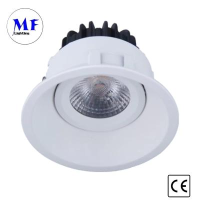 Cina IP54 8W/10W CRI93 LED Spot Light Downligh 2700K-6500K Con angolo di fascio 15°/24°/38° soffitto montato con CE RoHS in vendita
