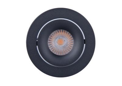 Cina Classico IP54 Rotatabile 8W 800LM LED Spot Down Light 38° Nero Colore 6000K Infisso Montato Con 5 Anni Di Garanzia in vendita