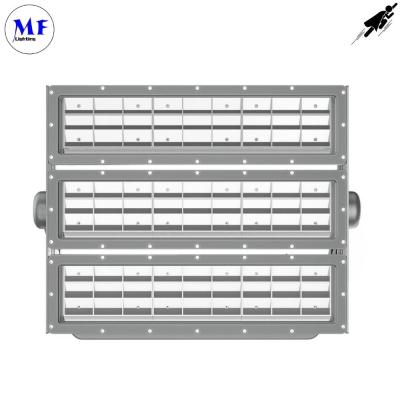 China 1500W IP66 IK08 LED Outdoor Stadium Lighting 140lm/W-150lm/W Thd<20 Modulad Design 2700K-5700K Eco-Friendly For Stadium for sale